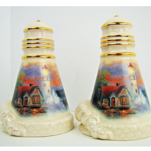 Lenox | Accents | Lenox Lighthouse By Thomas Kinkade Shakers 202 | Poshmark